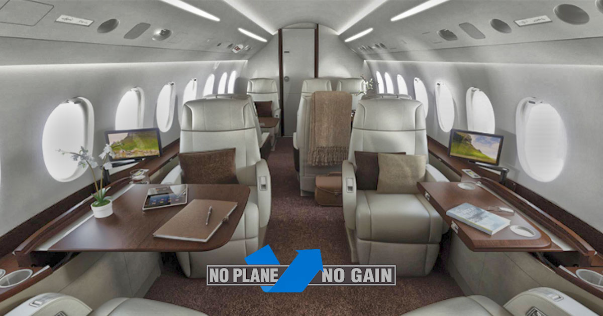No Plane No Gain Business Aviation Awareness